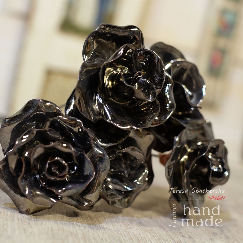 Ceramic Rose - Etsy