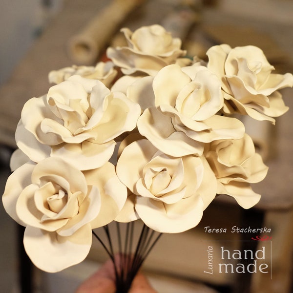 Ceramic Rose - Etsy