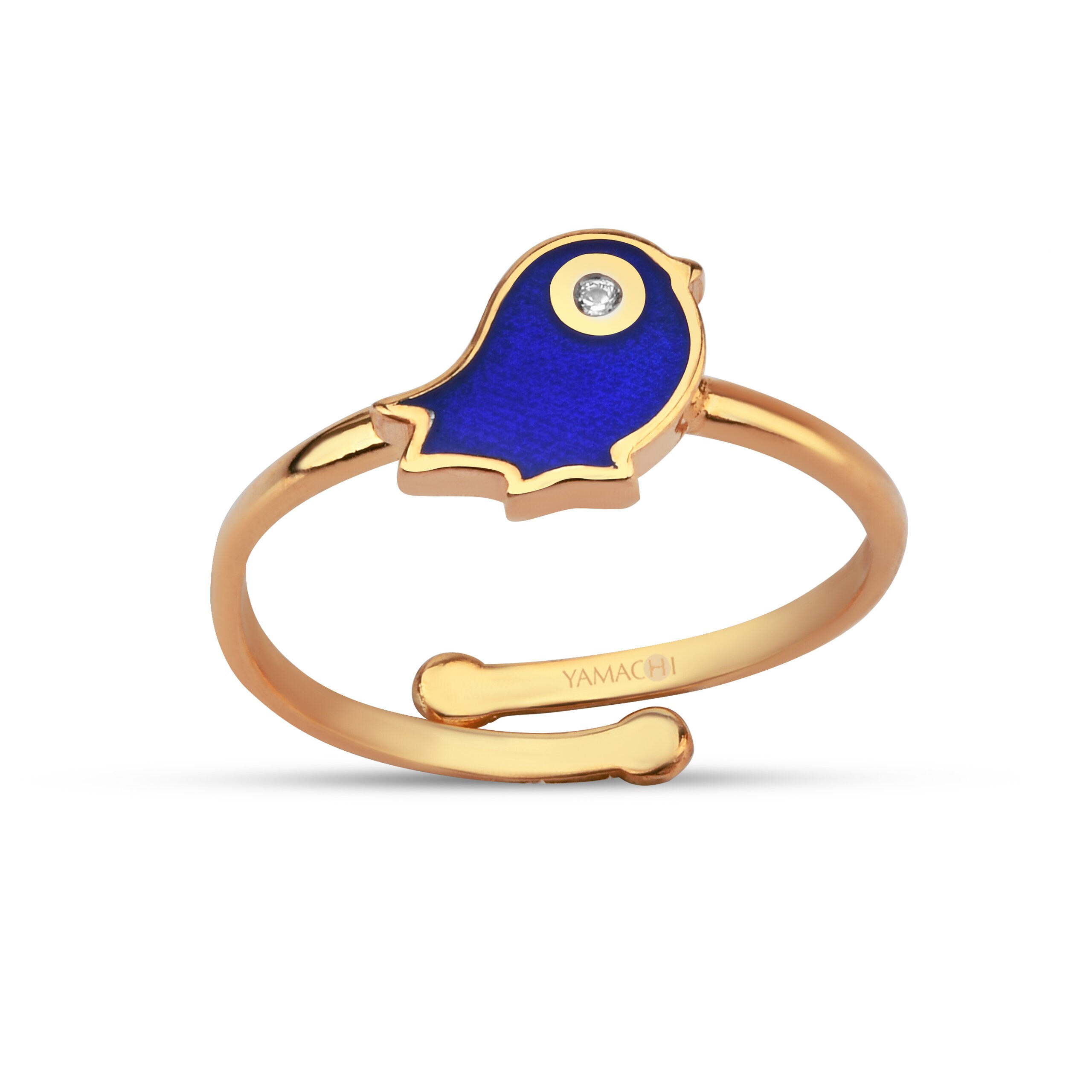Sterling Silver Blue Enamled Bird Ring bird Ring Animal Lover Gift ...