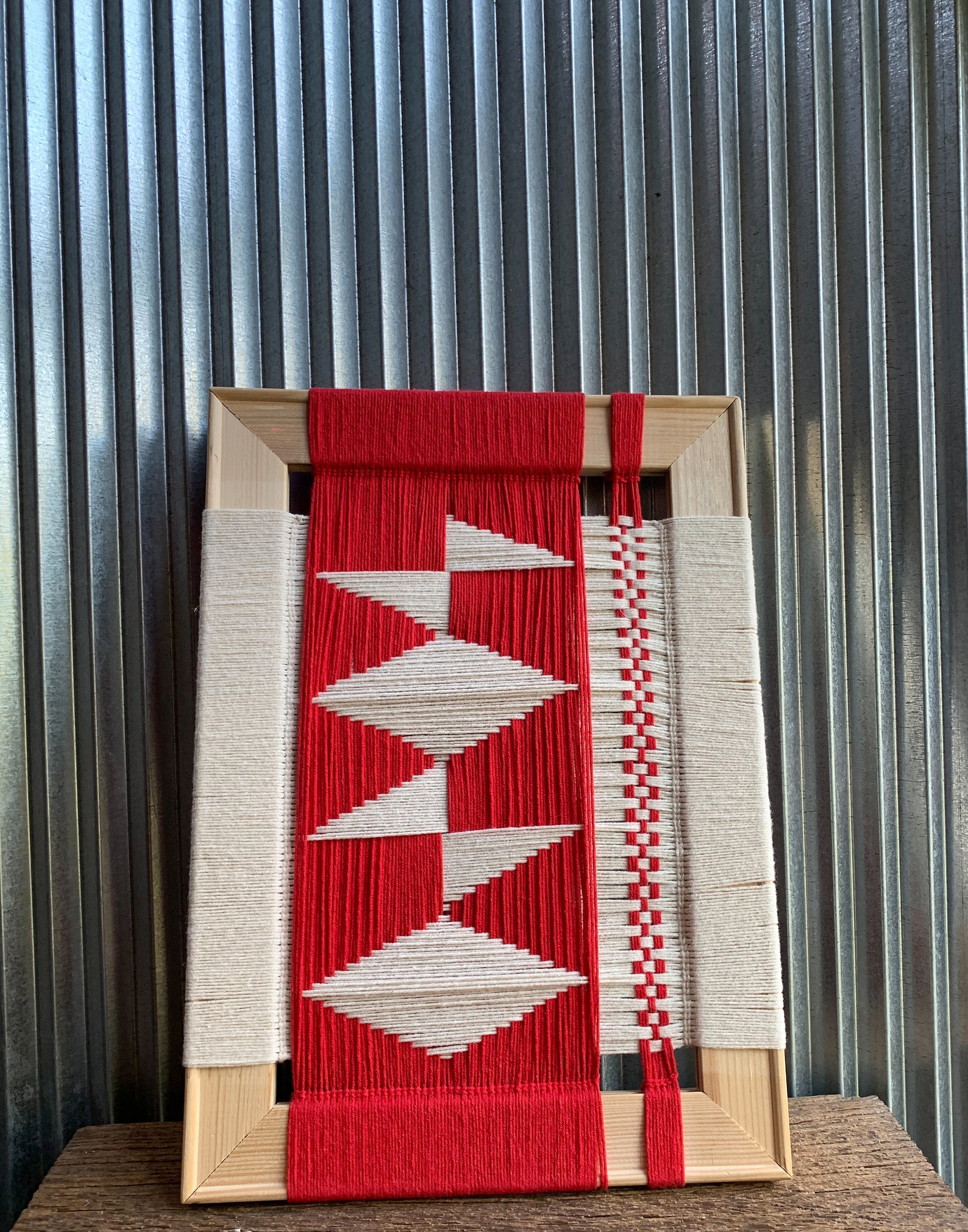 Handcraft Woven Frame, Modern Wall Art, Wall Decor, Modern Macrame - Etsy