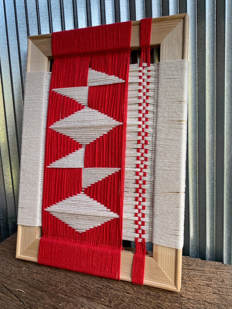 Handcraft Woven Frame, Modern Wall Art, Wall Decor, Modern Macrame - Etsy