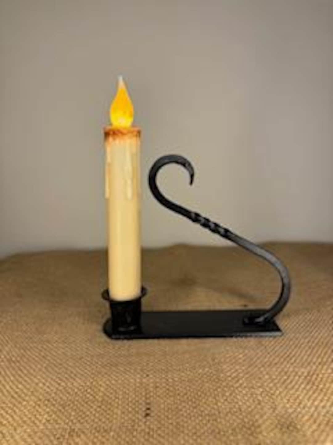 Rustic Candle, Candle With Timer, Primitive Candle, Batteries and ...
