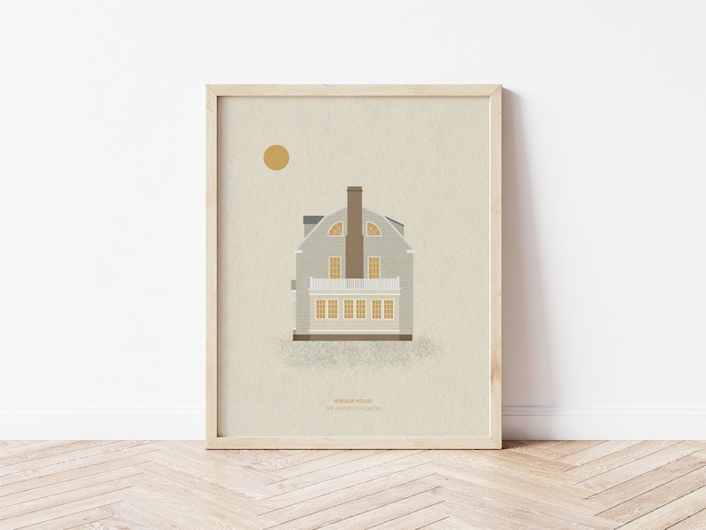 Amityville Horror Illustration Wall Art Home Decor Film - Etsy