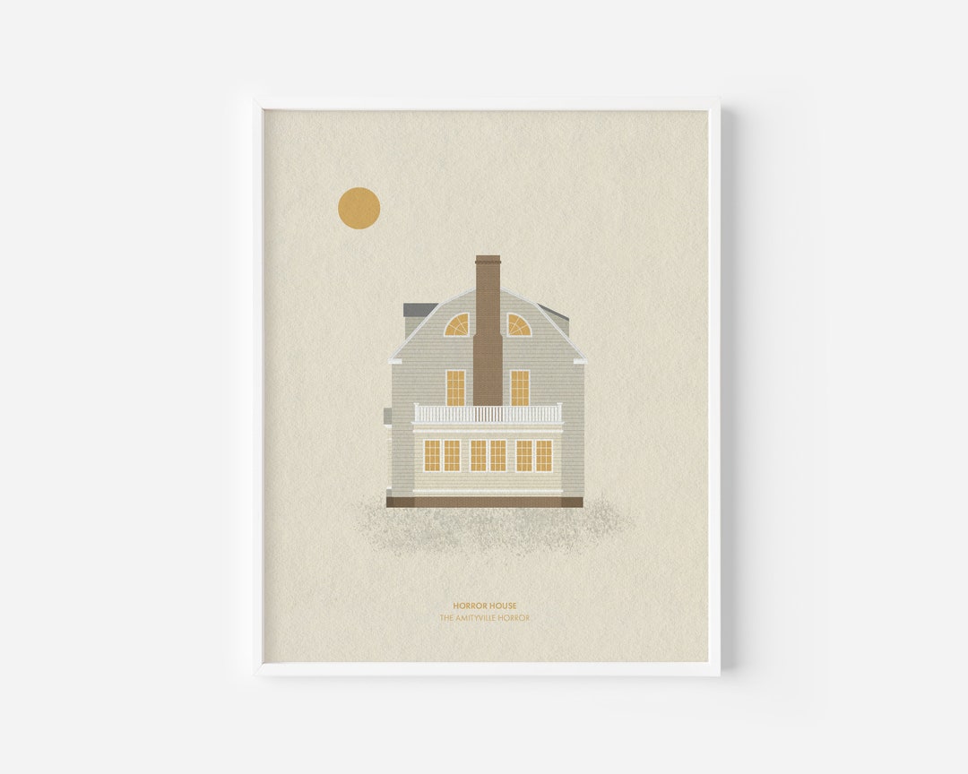 Amityville Horror, Illustration, Wall Art, Home Decor, Film Art ...