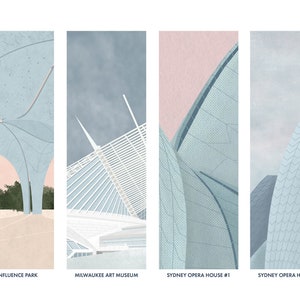 Architecture Bookmark, Bookmark, Illustrations, Architecture ...