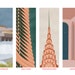 Architecture Bookmark Bookmark Illustrations Architecture - Etsy