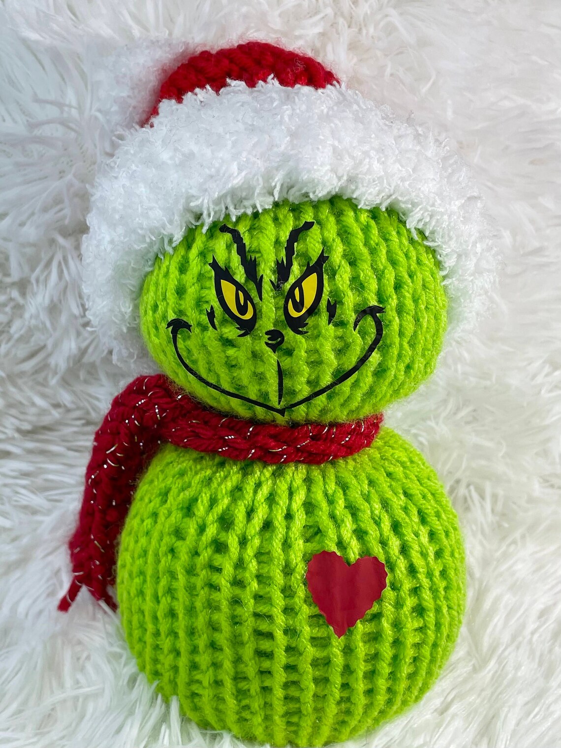 Machine Knit Green Snowman-pdf Addi/sentro Pattern With Video Tutorial ...