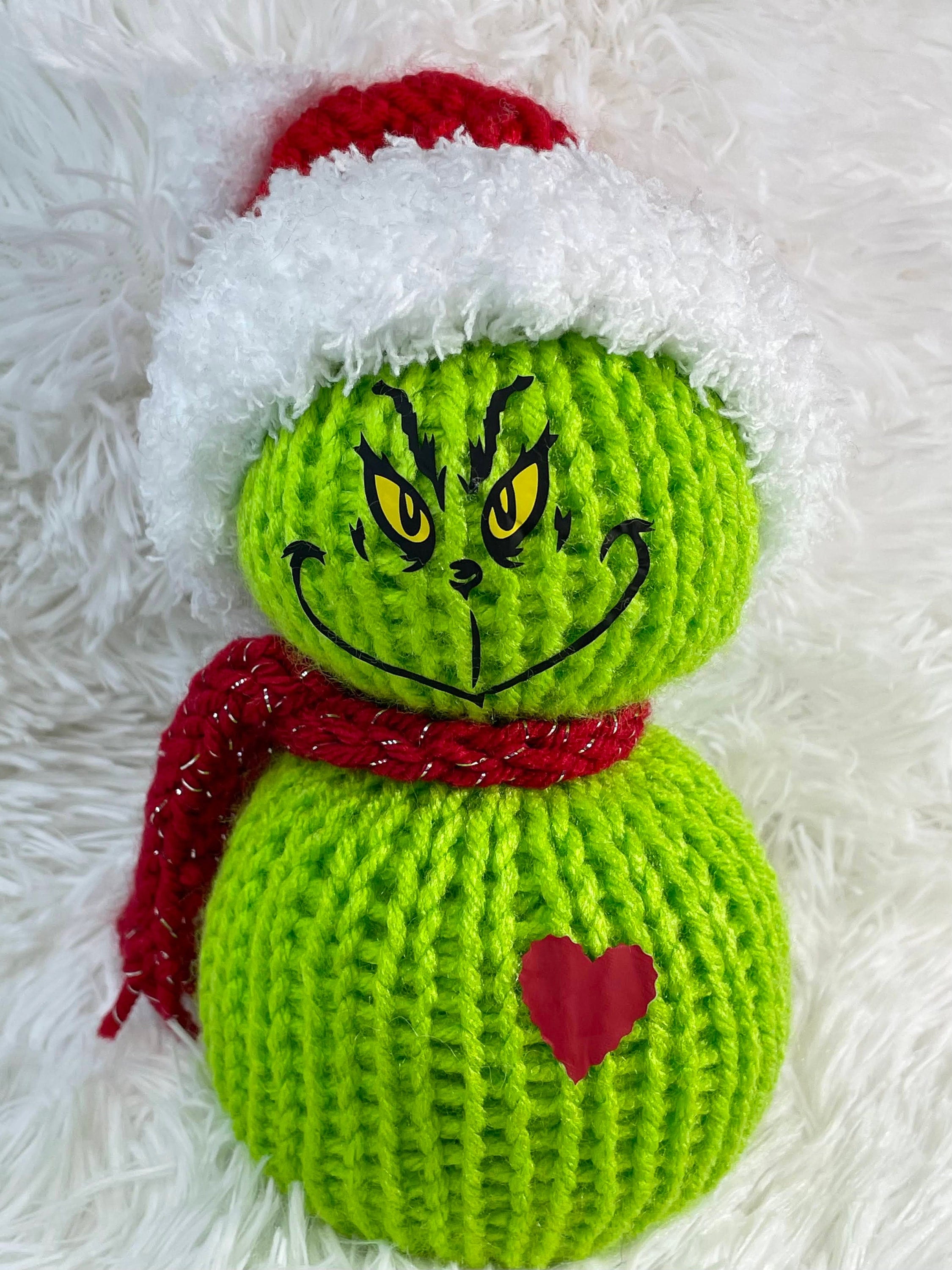 Machine Knit Green Snowman-pdf Addi/sentro Pattern With Video Tutorial ...