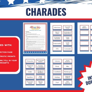Fourth of July Printable Games Bundle, 4th of July Party Activities ...