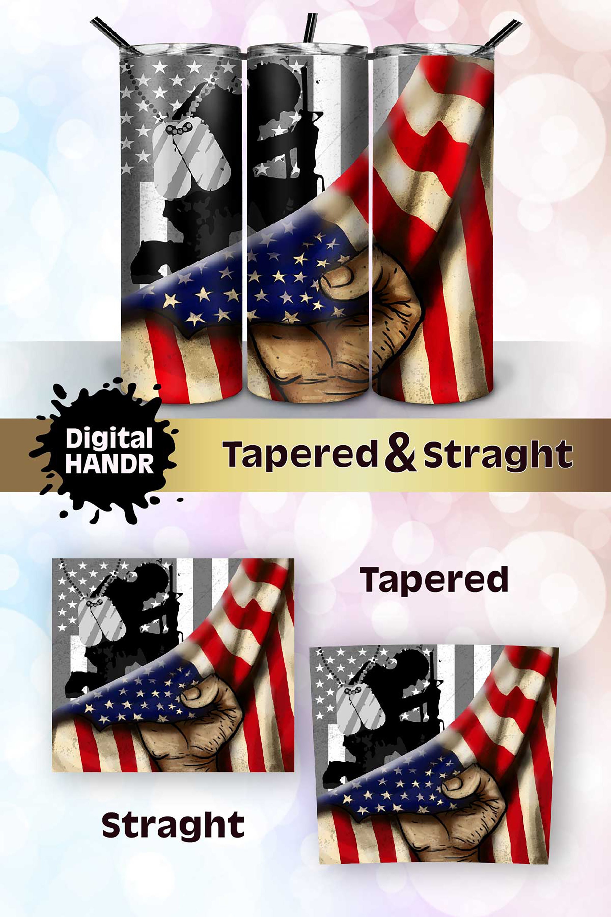 Veteran Military Army USA Flag Sublimation Designs Downloads - Etsy
