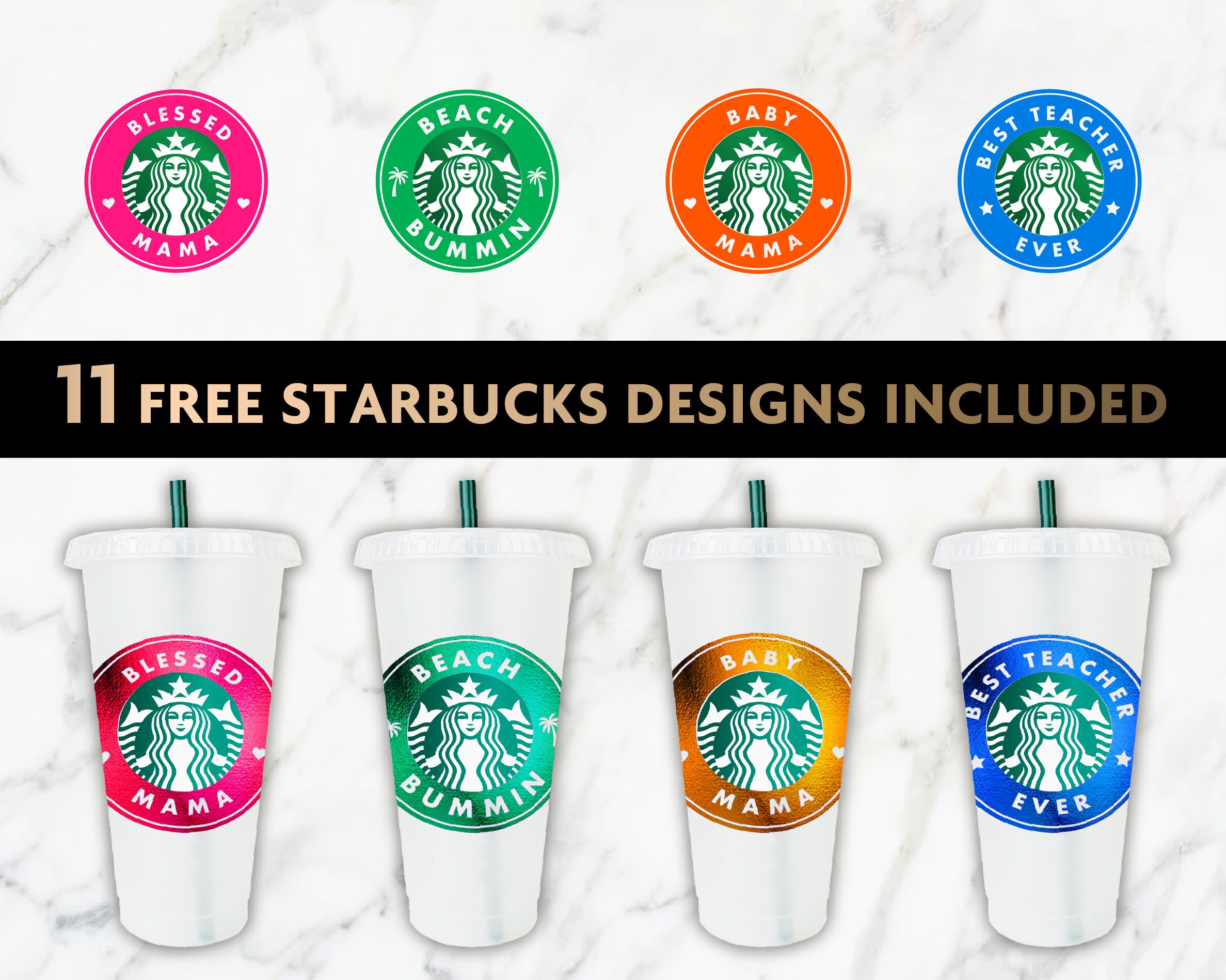Print Starbucks Coffee SVG File Design Butterfly Starbucks - Etsy