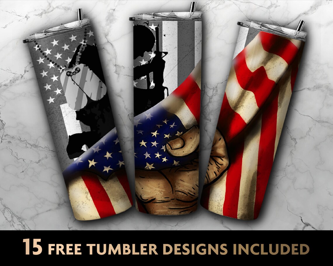 Veteran Military Army USA Flag Sublimation Designs Downloads - Etsy