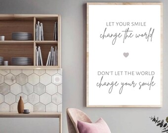 Let Your Smile - Etsy