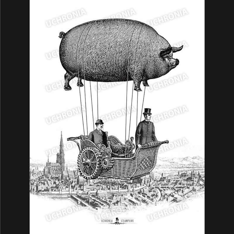 Steampunk Illustrations - Etsy