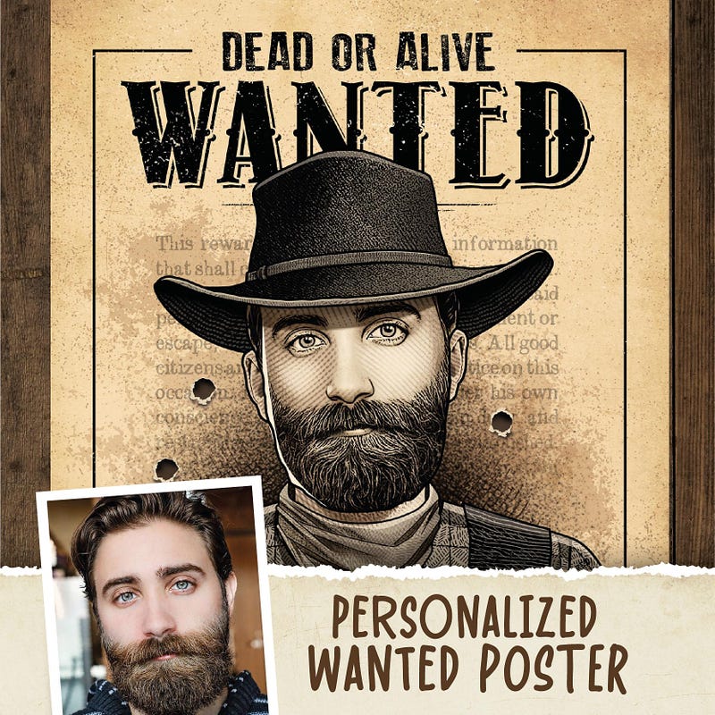 Wanted Sign - Etsy