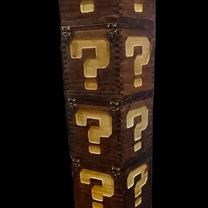 Super Mario Coin Box - Video Game Decor / Retro Gaming Nintendo Art ...