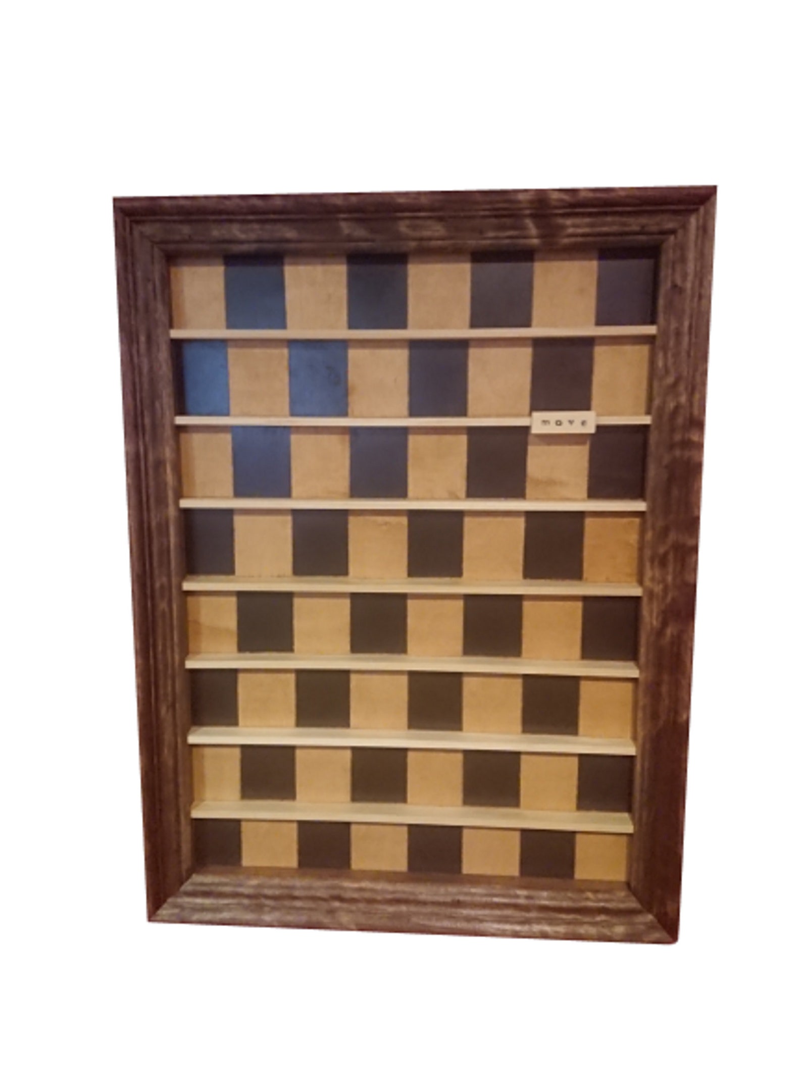 Vertical Chess Set Large Wall Mounted Wooden Game Board - Etsy