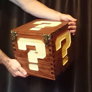 Super Mario Coin Box Video Game Decor / Retro Gaming | Etsy