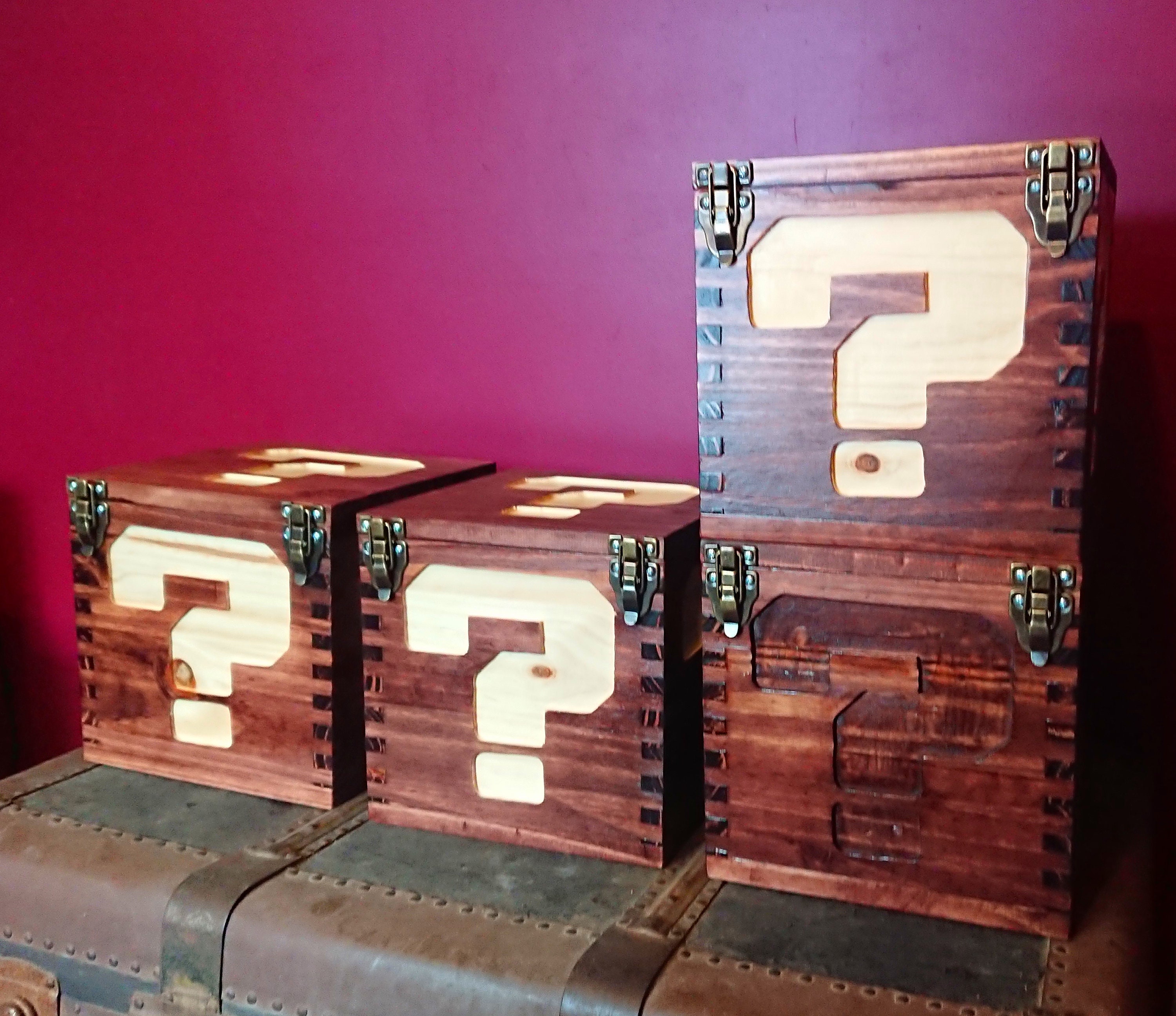 Life Size Super Mario Question Block This Game Room Decor is - Etsy