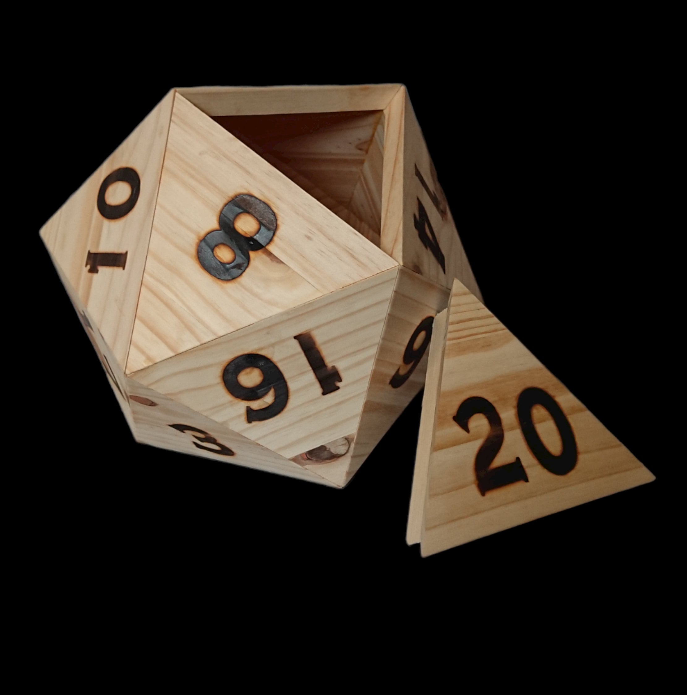 Massive D20 Giant Twenty Sided Dice With Numbers Scorched on - Etsy