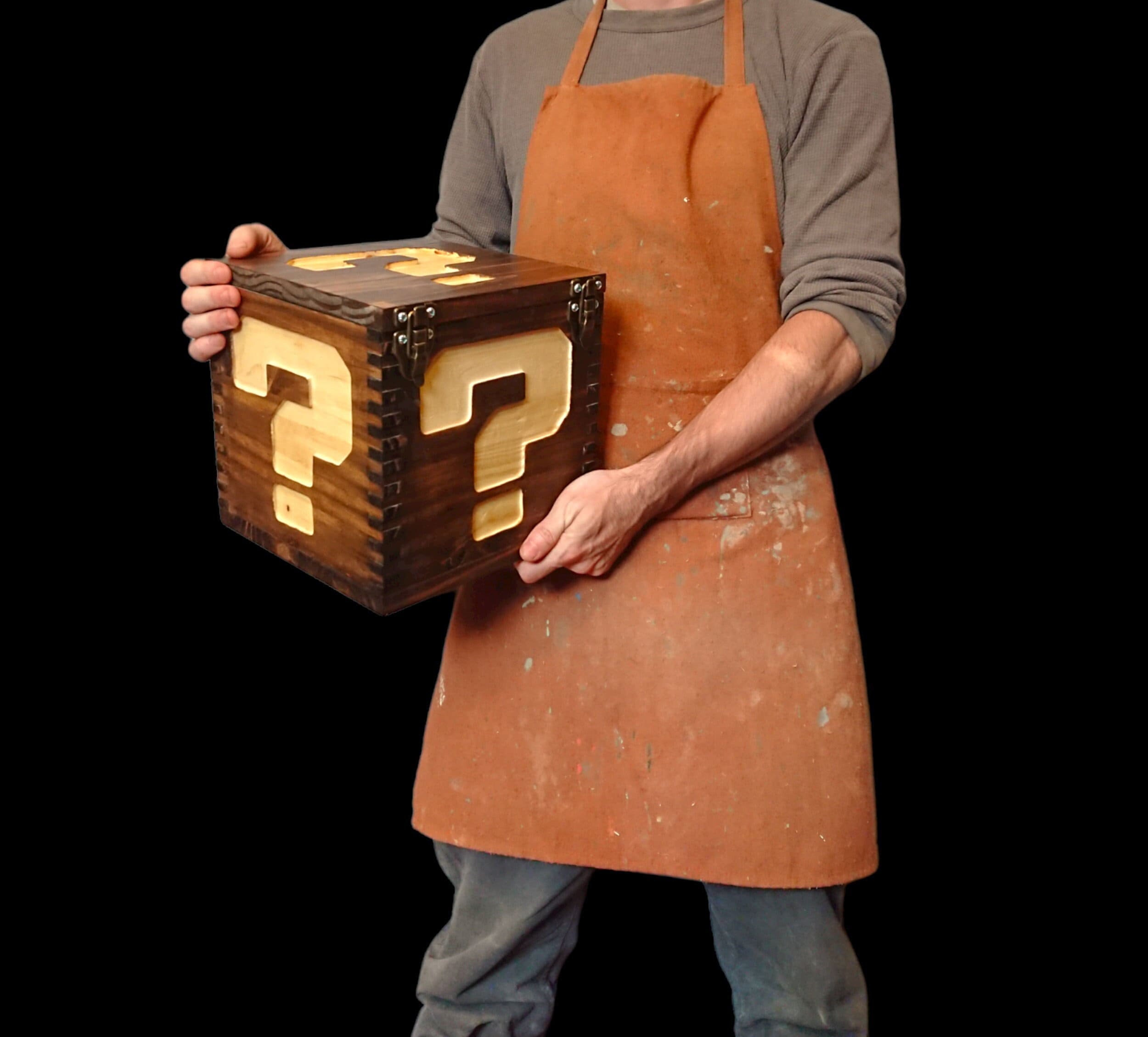 Super Mario Coin Box - Video Game Decor / Retro Gaming Nintendo Art ...