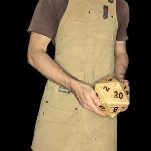 Large 6 Inch D20 Die - Numbers Scorched on With Hot Branding Irons - Etsy