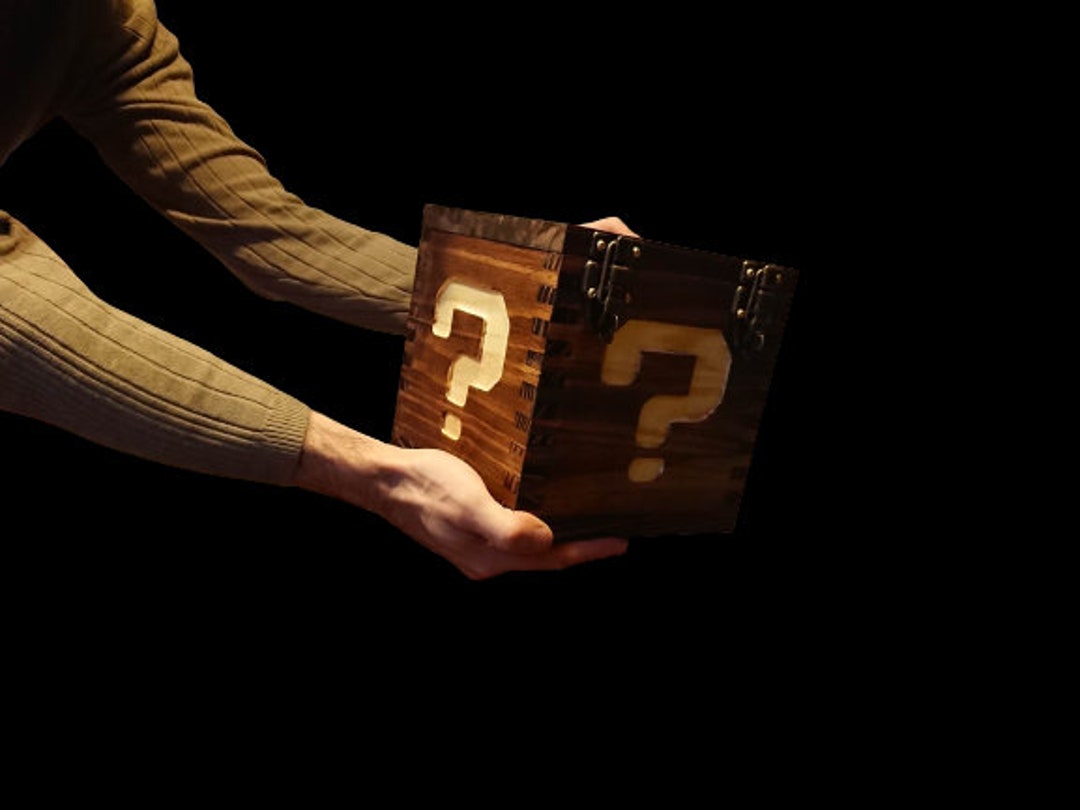 Super Mario Power up Box 8 Inches Cubed - Etsy