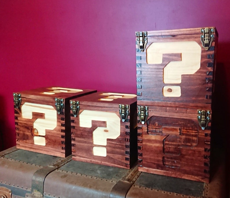 Super Mario Coin Box Video Game Decor / Retro Gaming | Etsy