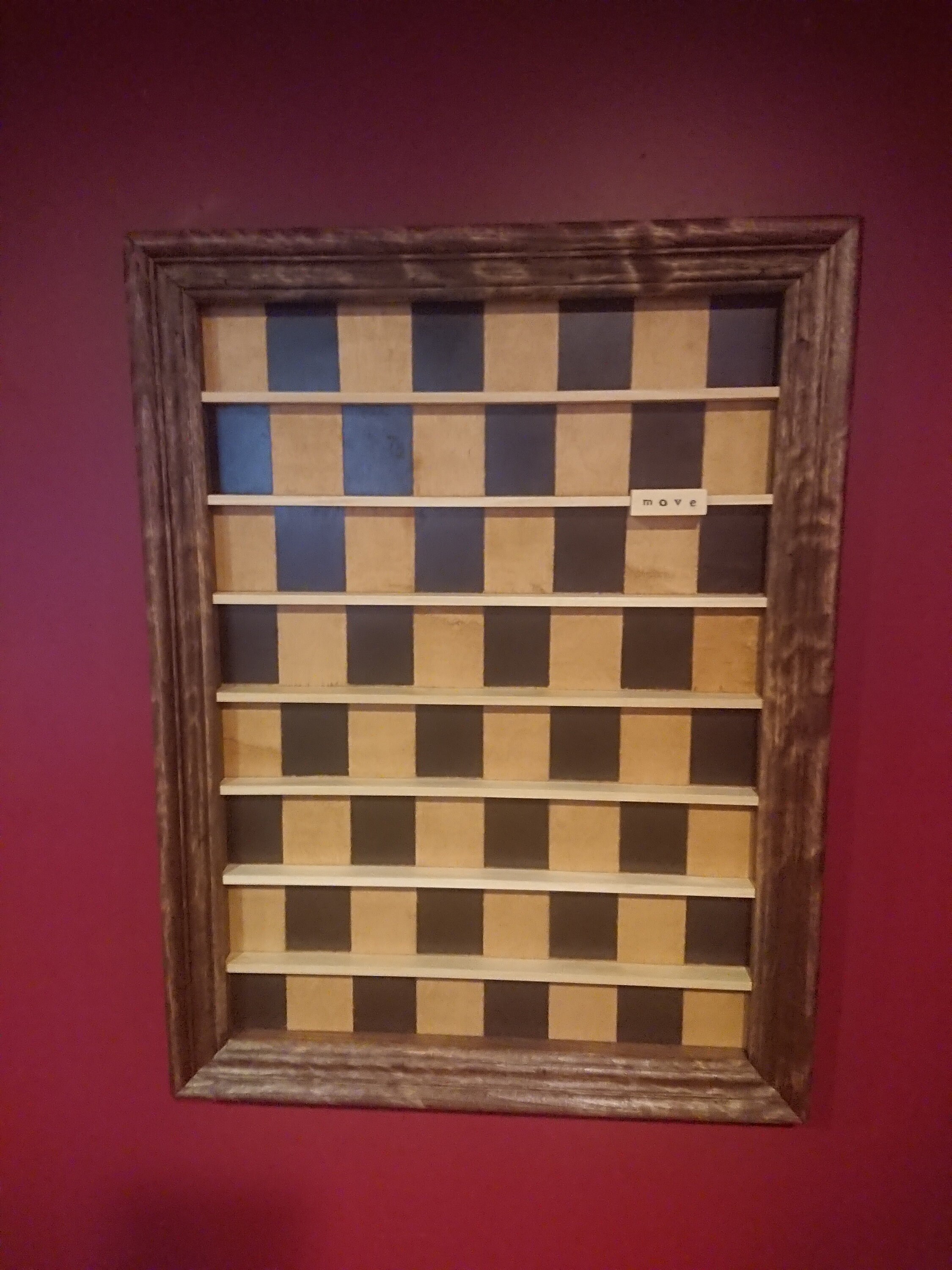 Vertical Chess Board Large Wall Mounted Wooden Game Board - Etsy Canada