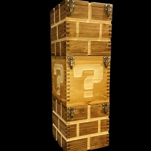 Super Mario Coin Box Video Game Decor / Retro Gaming Nintendo Art Makes ...