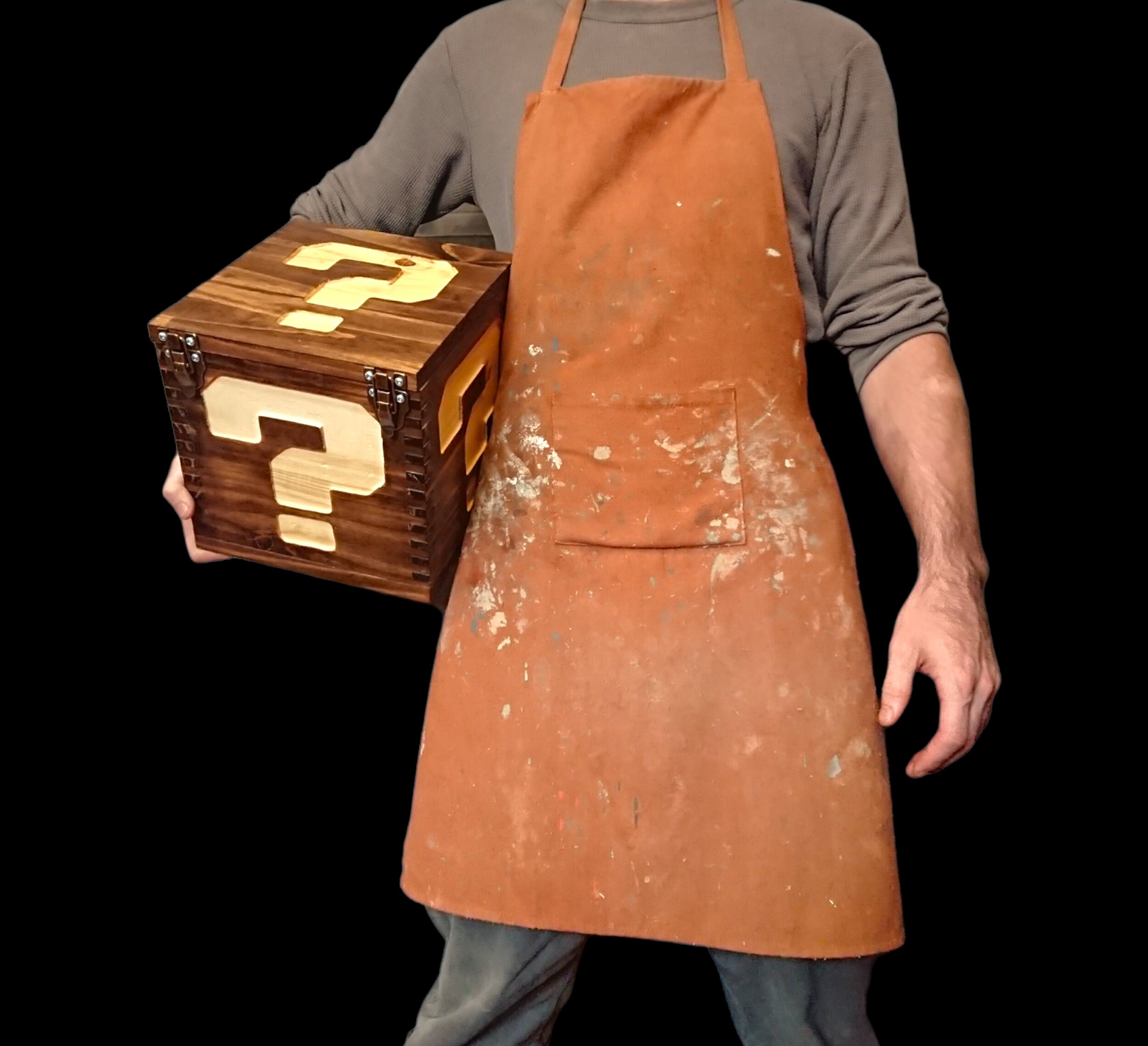 Life Size Super Mario Question Block This Game Room Decor is - Etsy