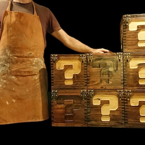 Super Mario Coin Box - Video Game Decor / Retro Gaming Nintendo Art ...