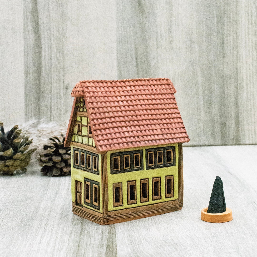 Incense Holder Miniature Tiny Rothenburg Ob Der Tauber House Aesthetic ...
