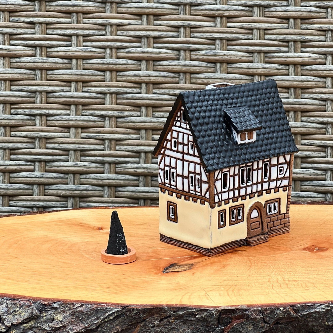 Incense Holder Tiny House Miniature Rothenburg Ob Der Tauber House ...