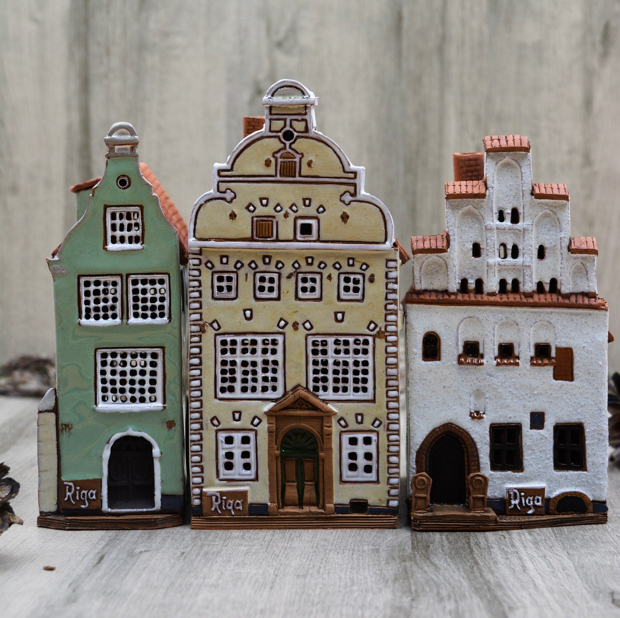 Collection Miniature of the Original Three Brothers Houses in - Etsy