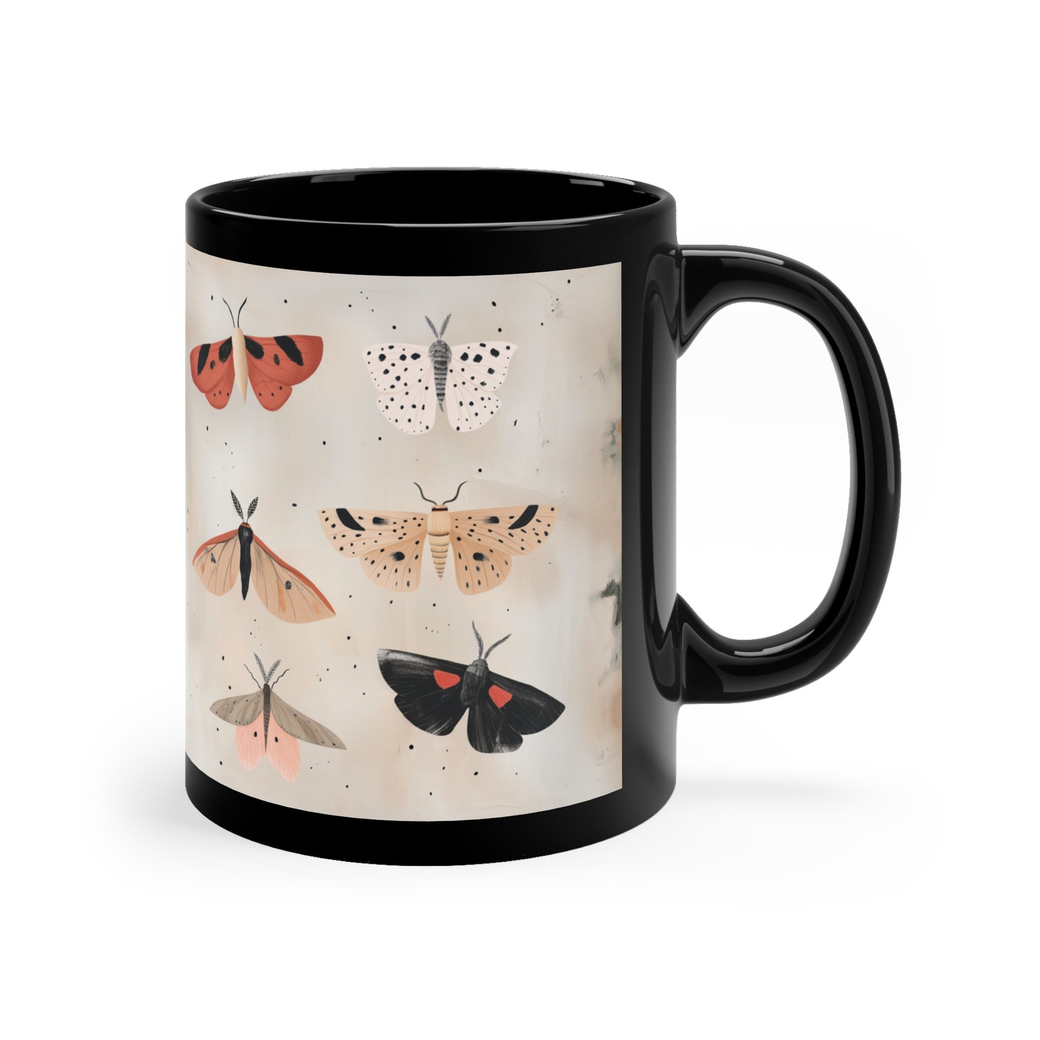 Minimalist Moths Ferns Moths Gift Nature Lover Moths Mugs Gift for ...