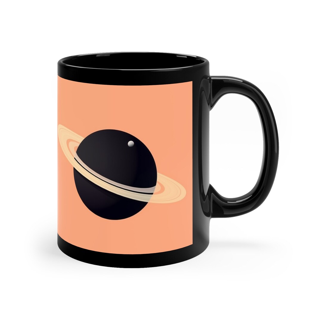 Minimalist Saturn Gift Planets Gift Saturn Gift Saturn Mugs Space Gift ...