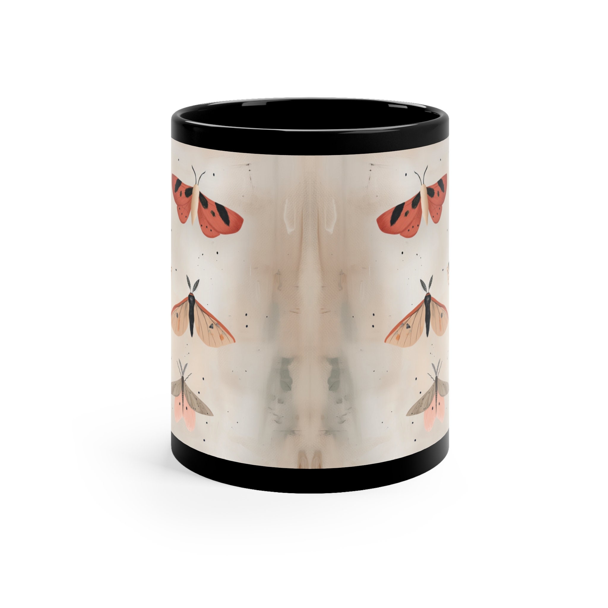 Minimalist Moths Ferns Moths Gift Nature Lover Moths Mugs Gift for ...