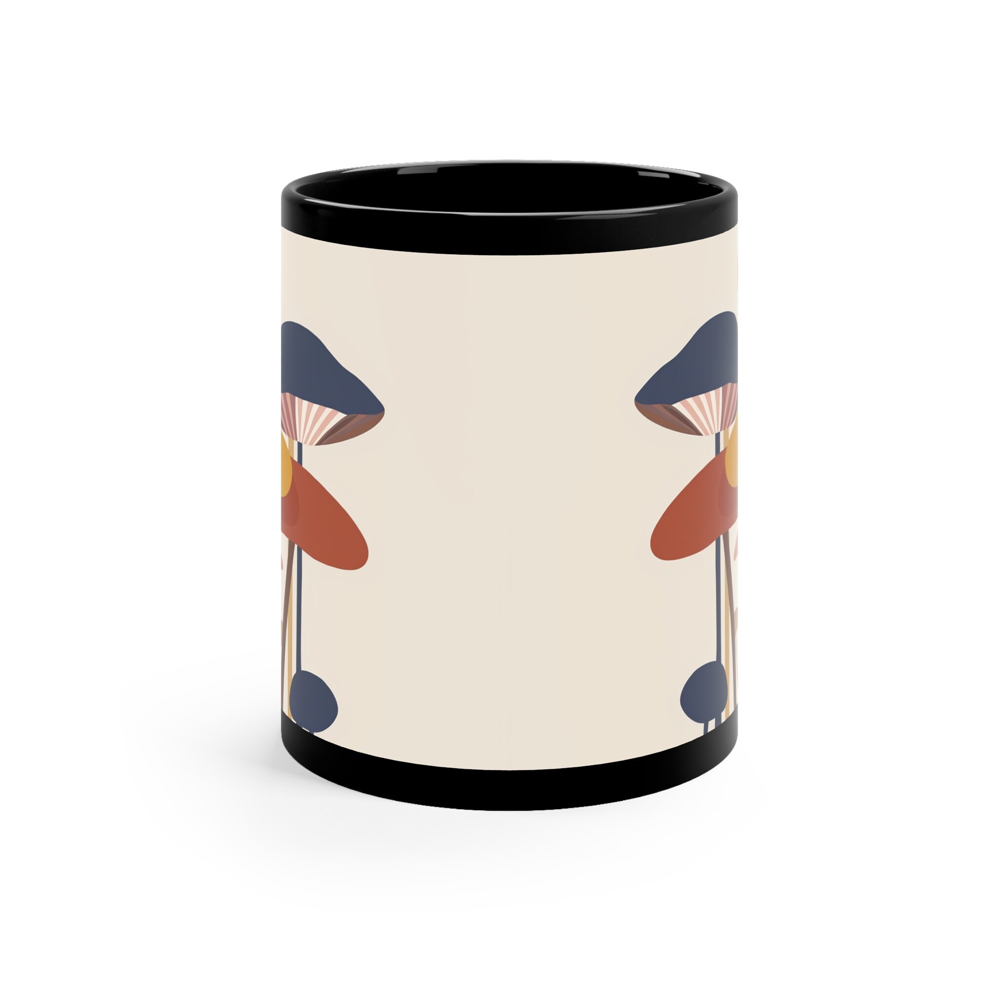 Minimalist Mid Century Mushrooms Gift Mushrooms Gift Mushrooms Mugs ...