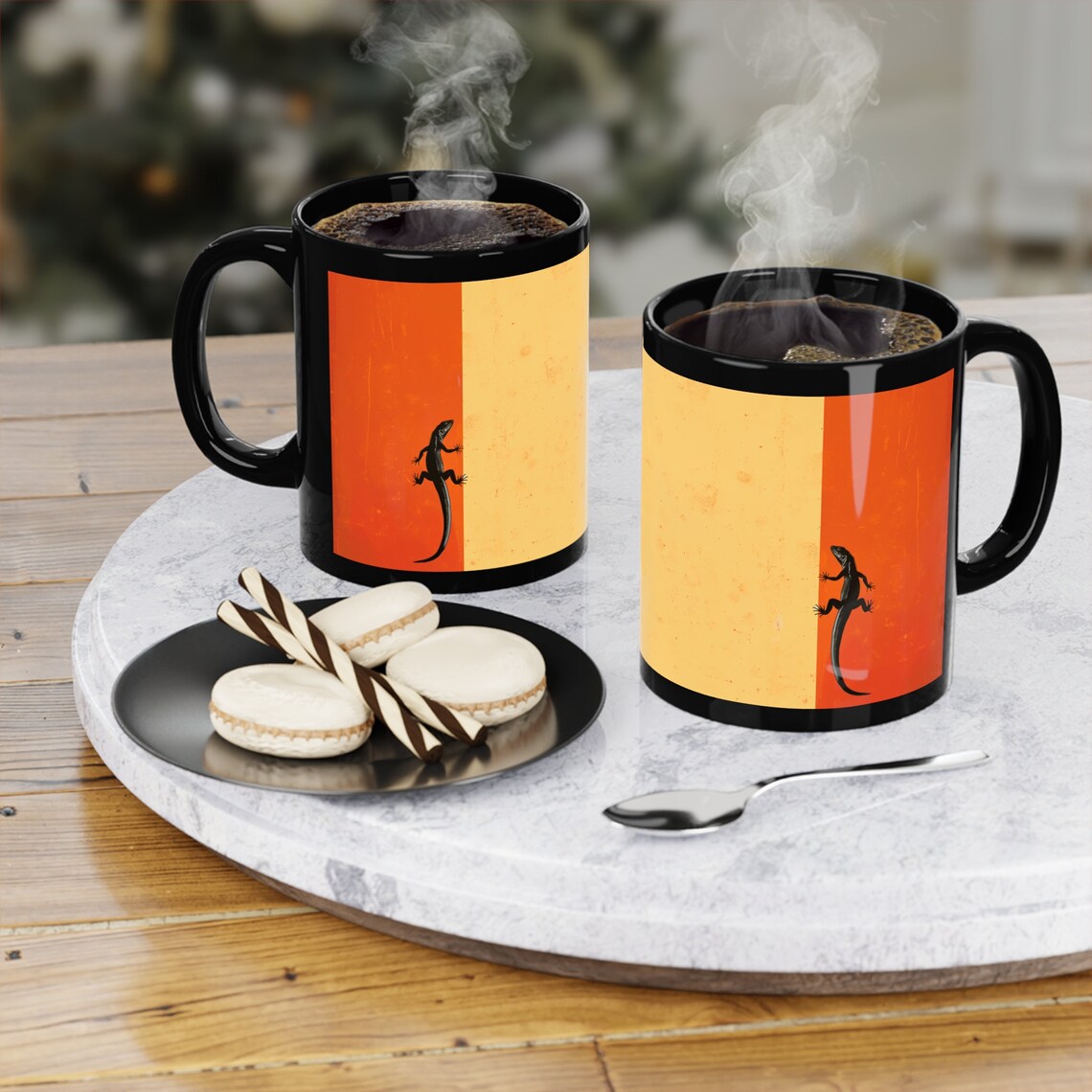 Minimalist Lizard Gifts Iguana Mugs Lizard Mugs for Minimalism Art ...