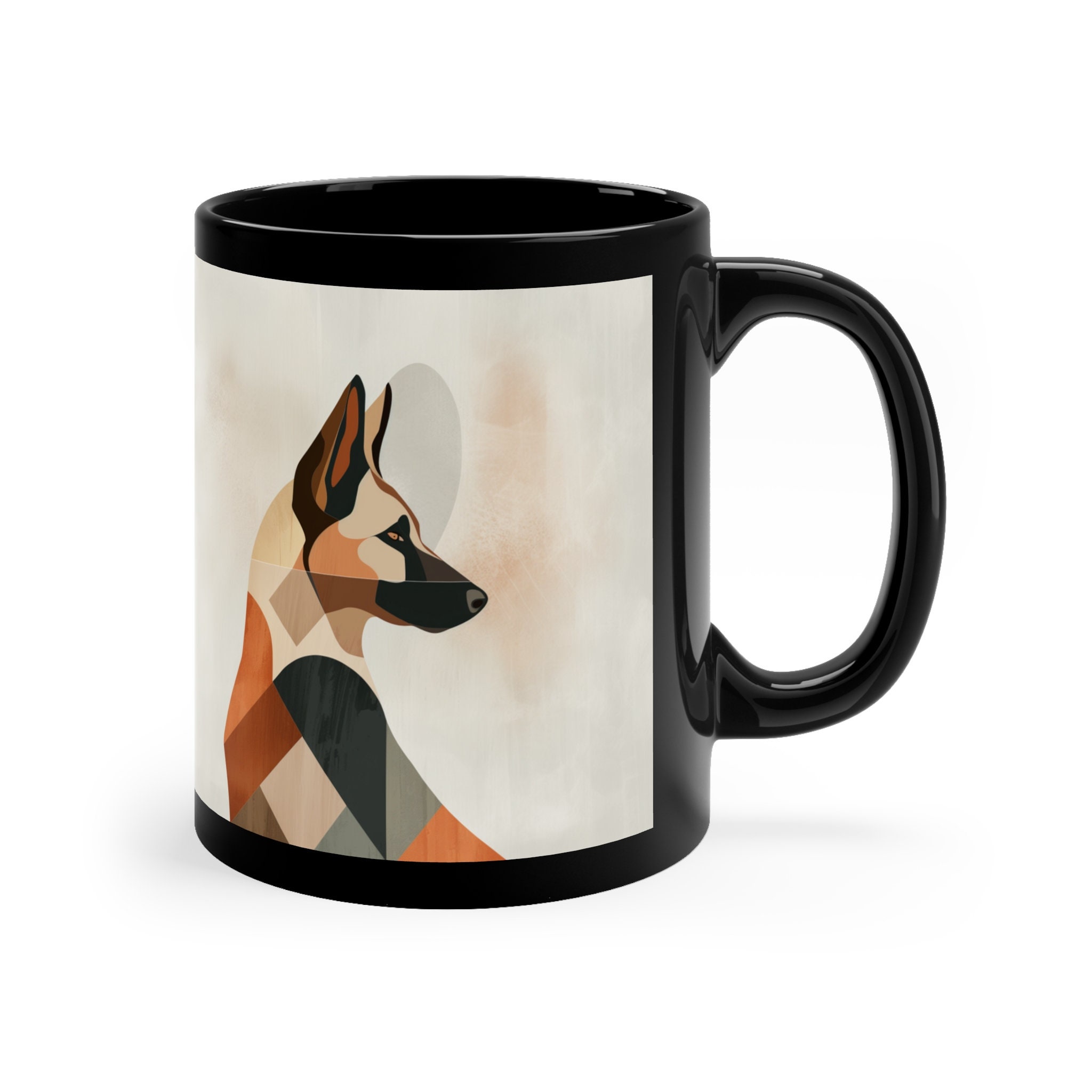 Minimalist Bauhaus German Shepherd Gifts German Shepherd Mugs German ...