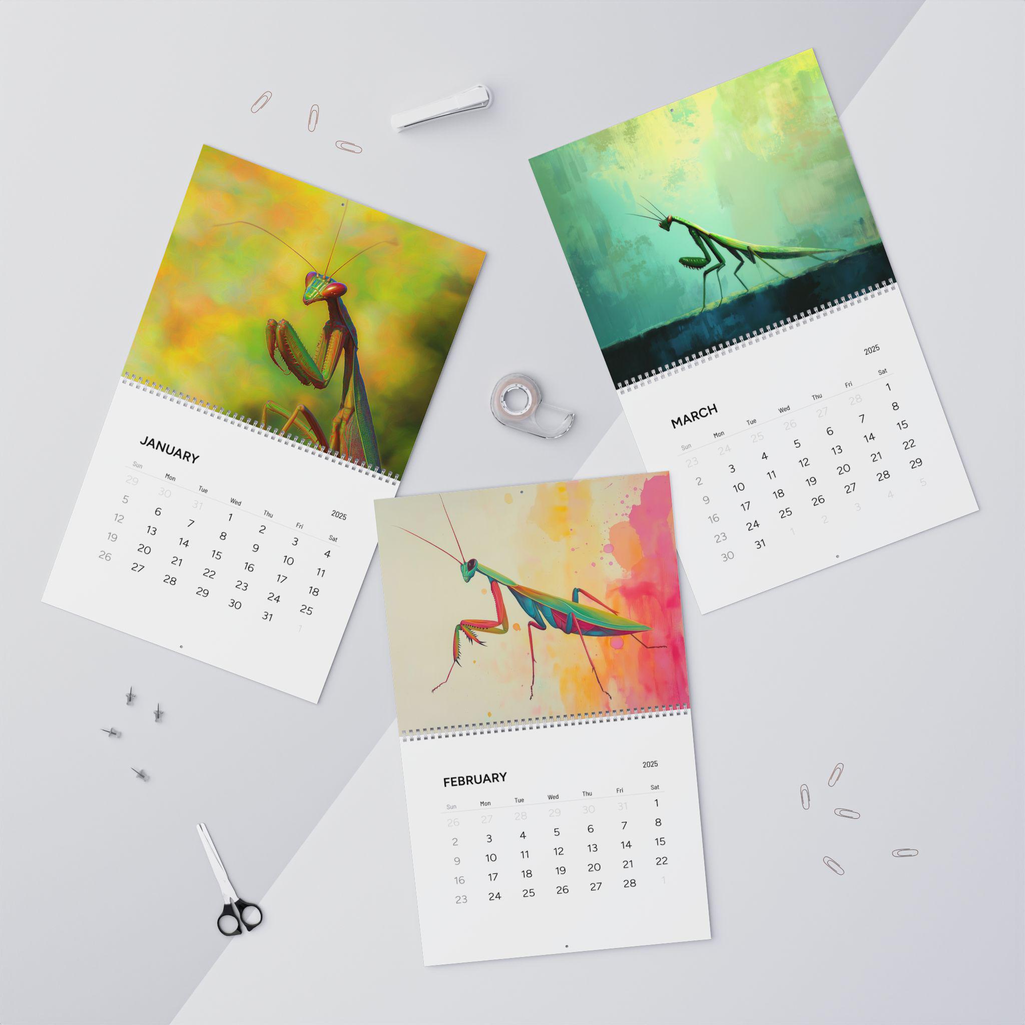 Praying Mantis Wall Calendars (2025) - Inspired by Picasso, Khalo ...