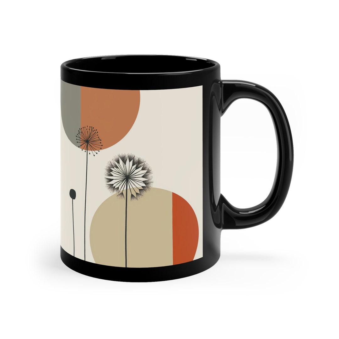 Minimalist Dandelion Gift Dandelion Gifts Dandelion Mugs Dandelion Mugs ...