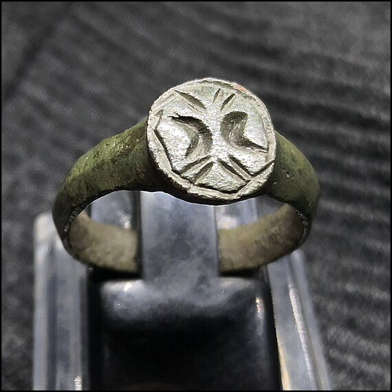 Ancient Bronze Roman Ring Excellent Condition | Etsy
