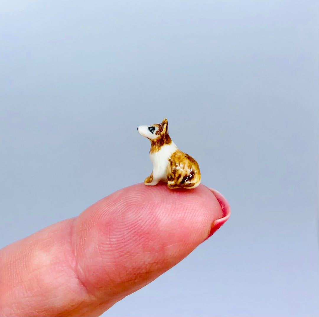 Miniature Ceramic Dog Lassie Sheltie Collie Collectable Puppy - Etsy