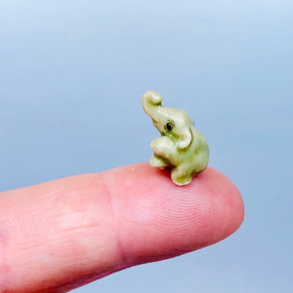Miniature Elephant - Etsy