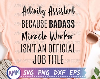Activity Assistant Svg | Etsy
