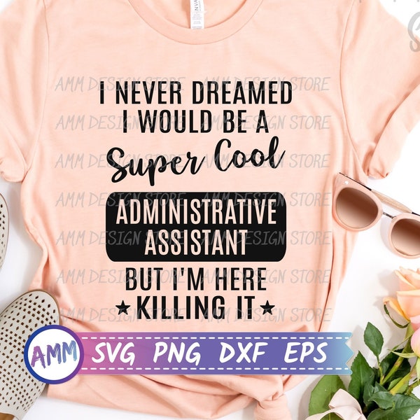 Super Secretary Svg - Etsy
