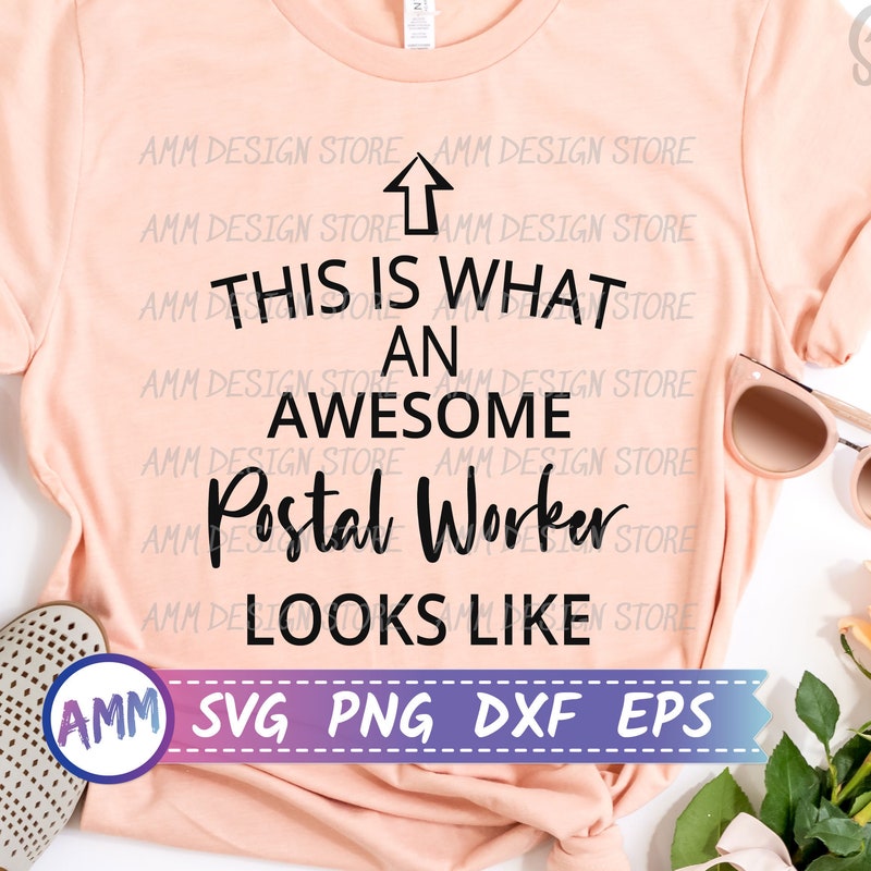 Postal Worker Svg - Etsy