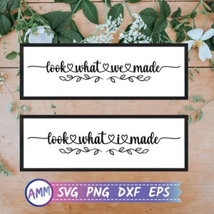 Look What I Made Sign - Etsy
